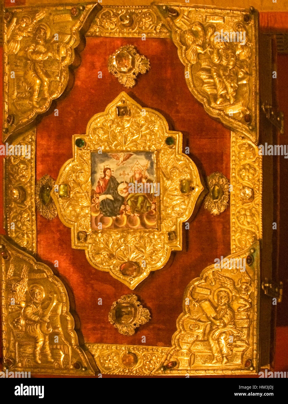 Gospel book from Miskolc Stock Photo - Alamy