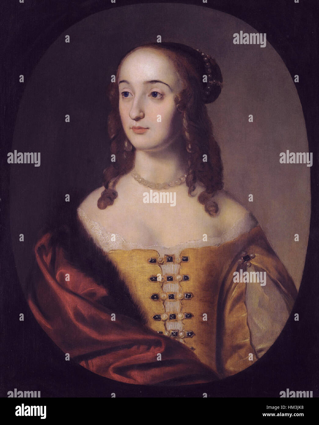 The portrait of Henriette Marie, Princess Palatine, attributed to the ...