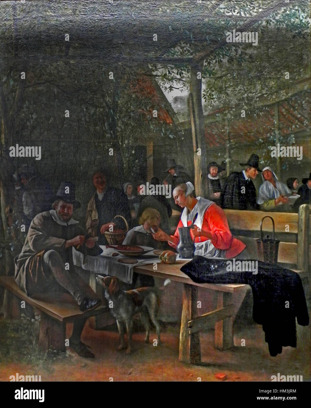 Jan Steen (1)Wirtshausgarten Stock Photo - Alamy