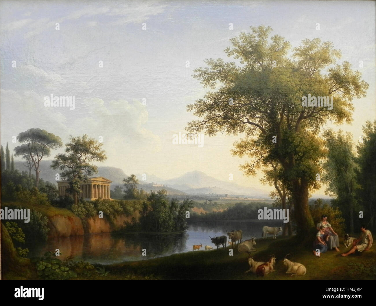 Jacob Philipp Hackert Italien Flusslandschaft Stock Photo - Alamy