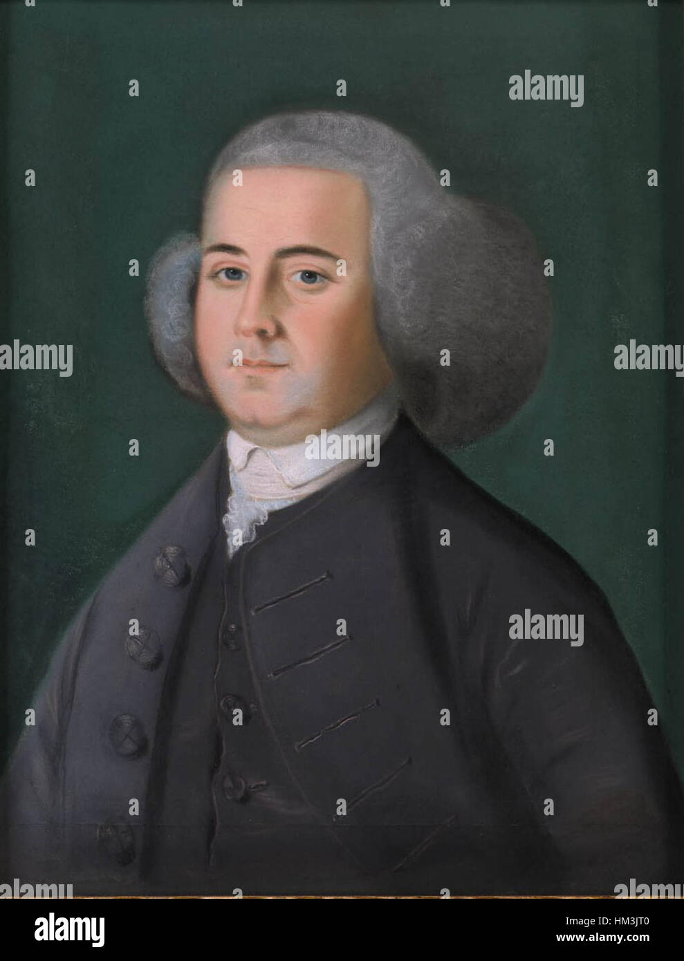 This portrait of John Adams, created in 1766, captures the early life ...