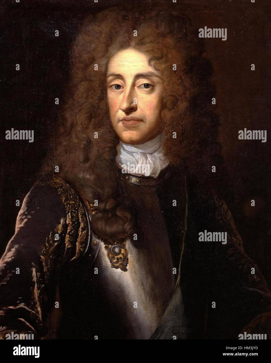 King James II Stock Photo - Alamy
