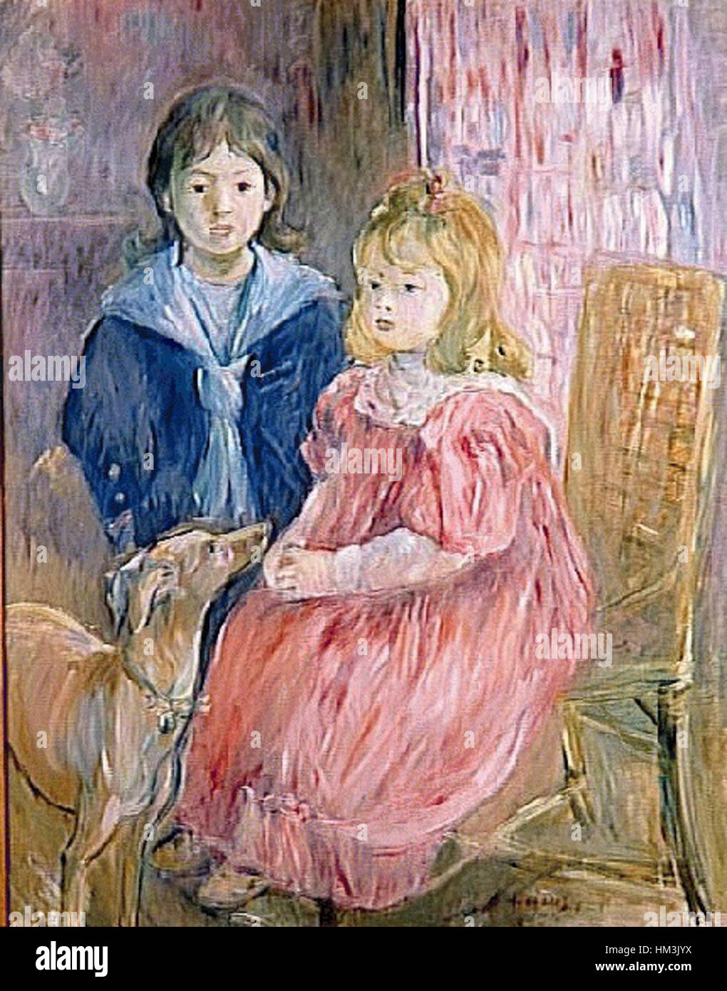 'Les Enfants de Gabriel Thomas' depicts a family portrait, focusing on ...