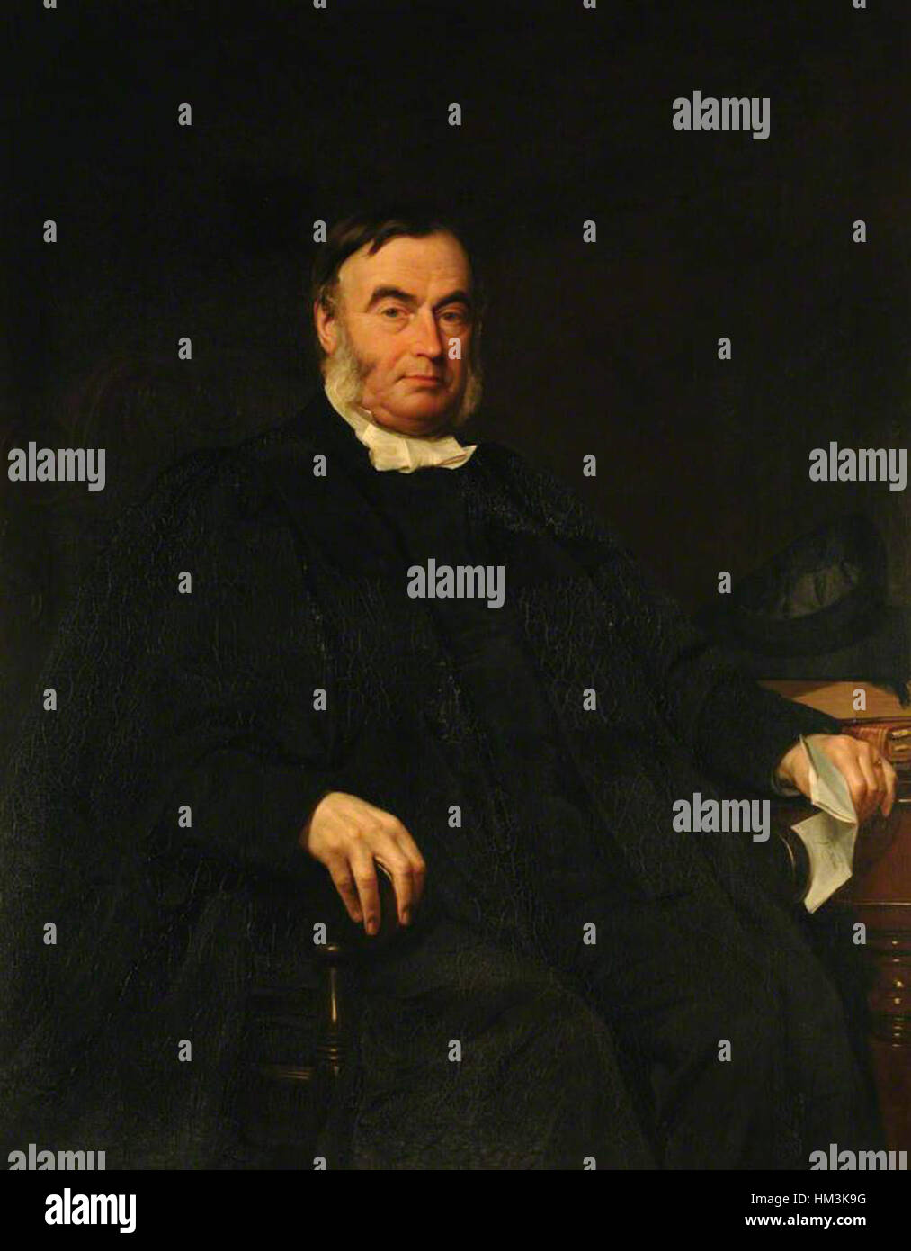 John Robert Dicksee Reverend Joseph Harris Stock Photo - Alamy