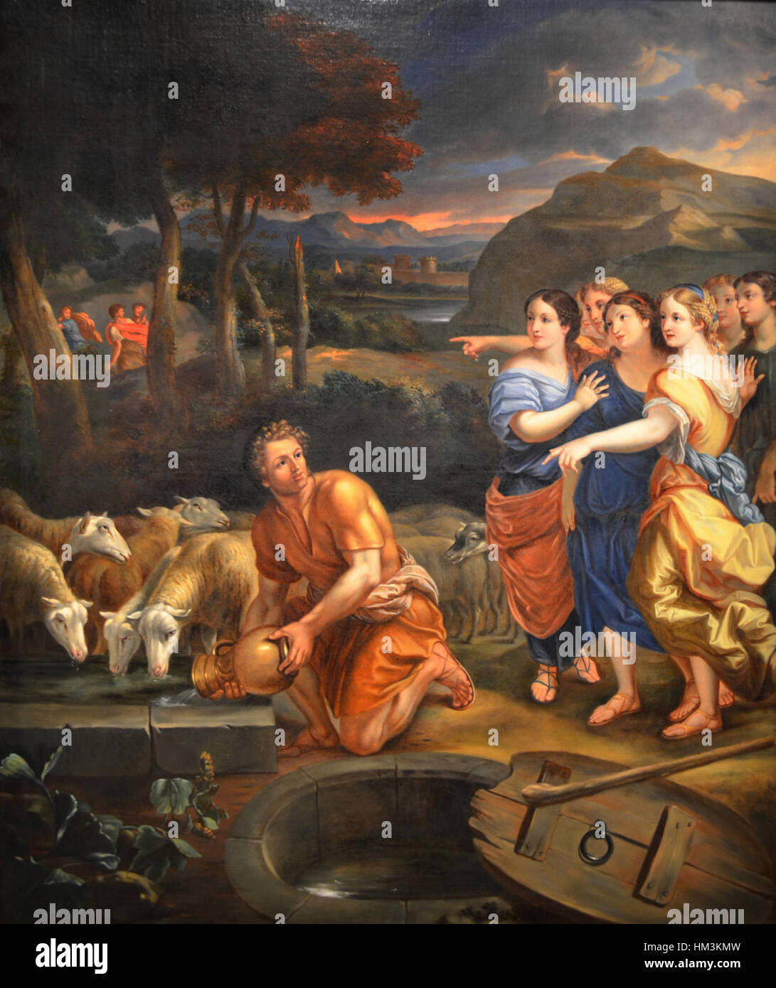 'Hamel-Fille de Jethro' by an unknown artist is an artwork depicting ...