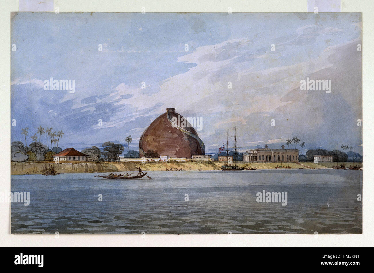 Golghar at Bankipur, near Patna, 1814-15 Stock Photo - Alamy
