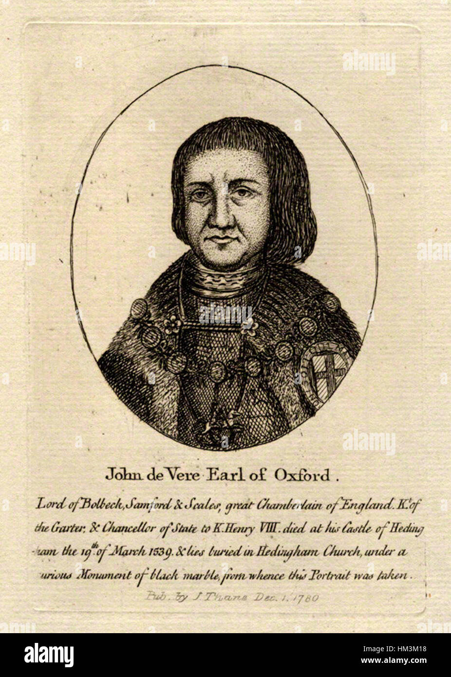 John de vere hi-res stock photography and images - Alamy