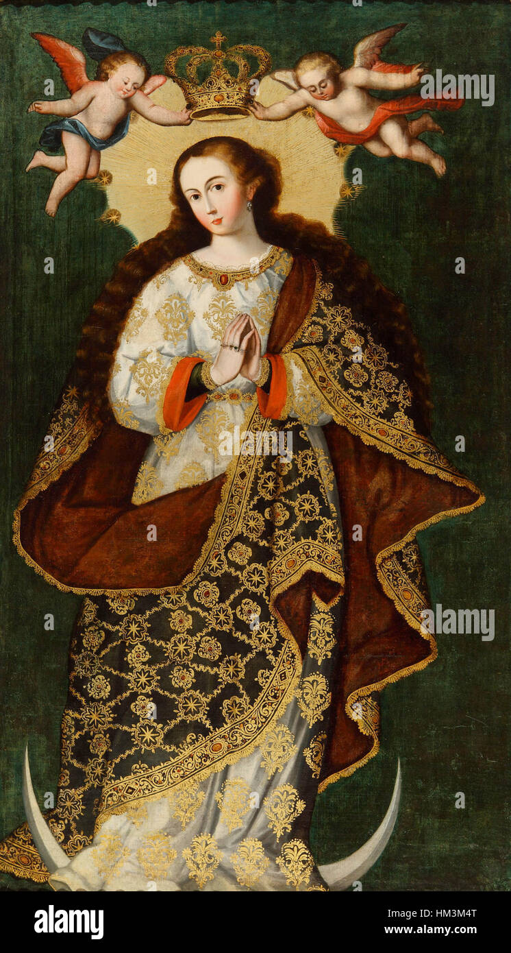 The 'Immaculate Conception' by the Cuzco School is a notable example of ...