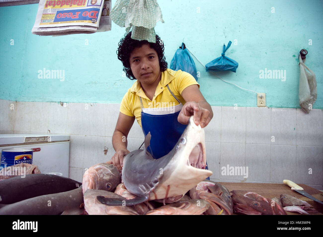 Mexican fish market hi-res stock photography and images - Alamy