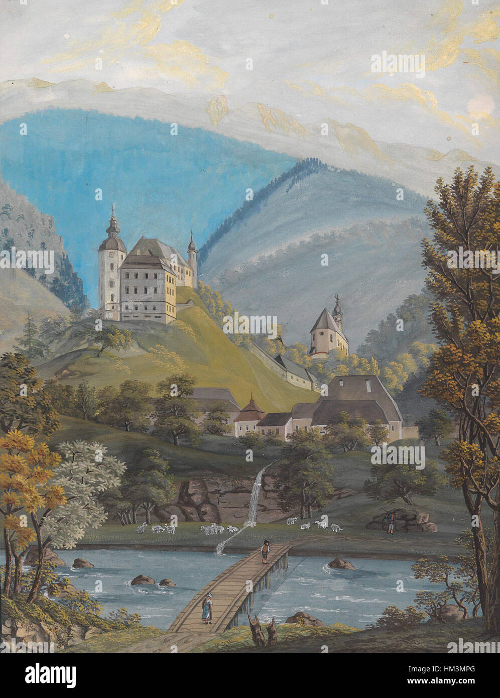 Karl Benedict Schloss Klaus Stock Photo - Alamy