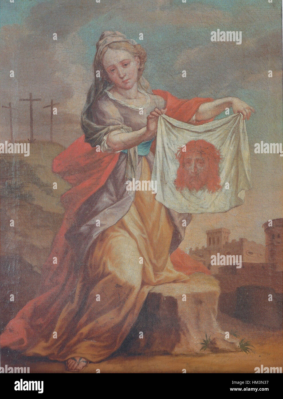 Leopold Layer’s *Veronikin prt* (Veronica’s Veil) depicts the biblical ...