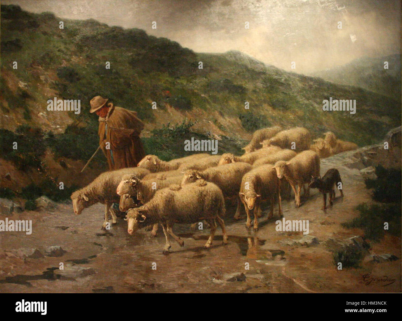 Berger et son troupeau hi-res stock photography and images - Alamy