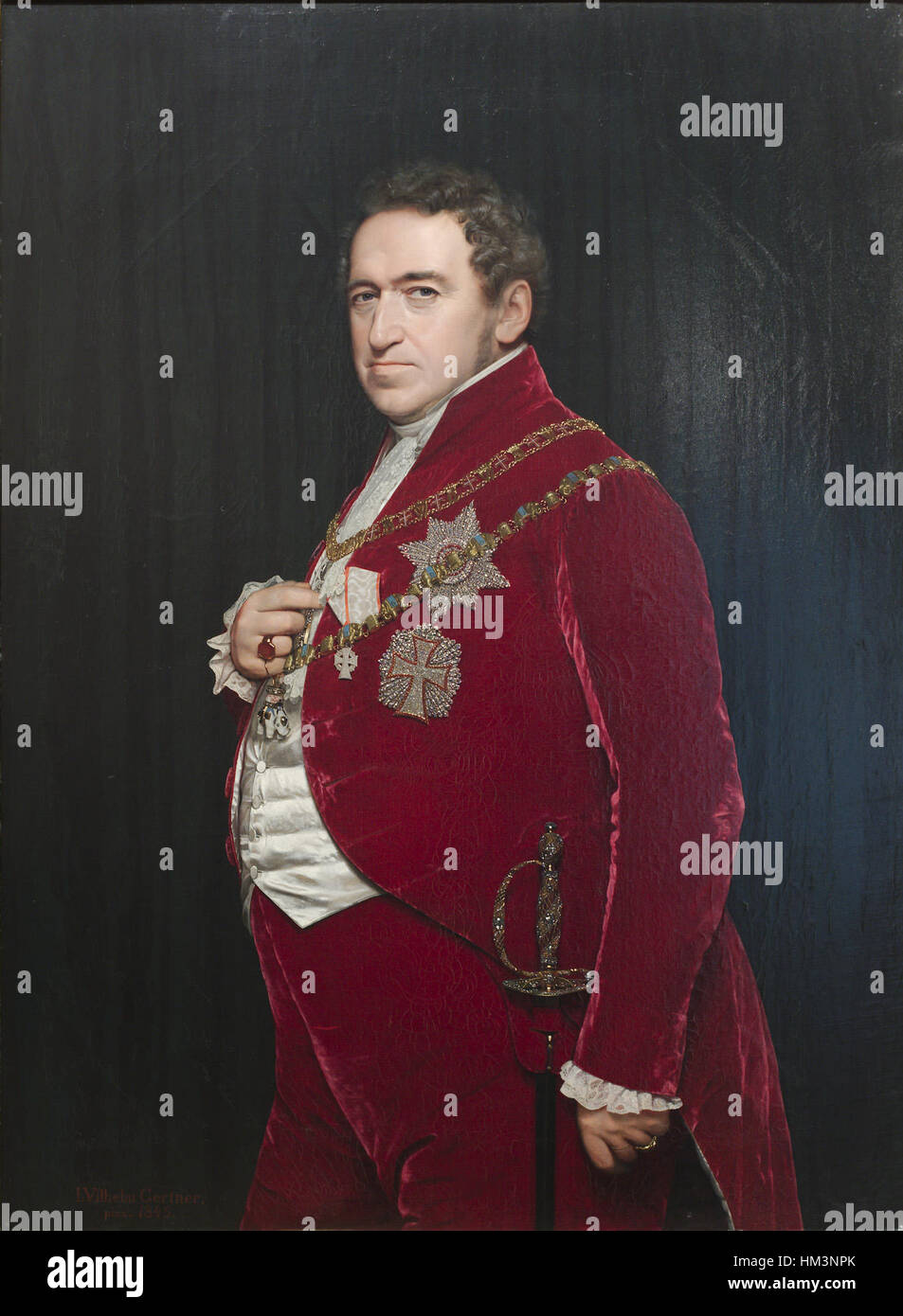 Kong Christian d. 8 Stock Photo - Alamy