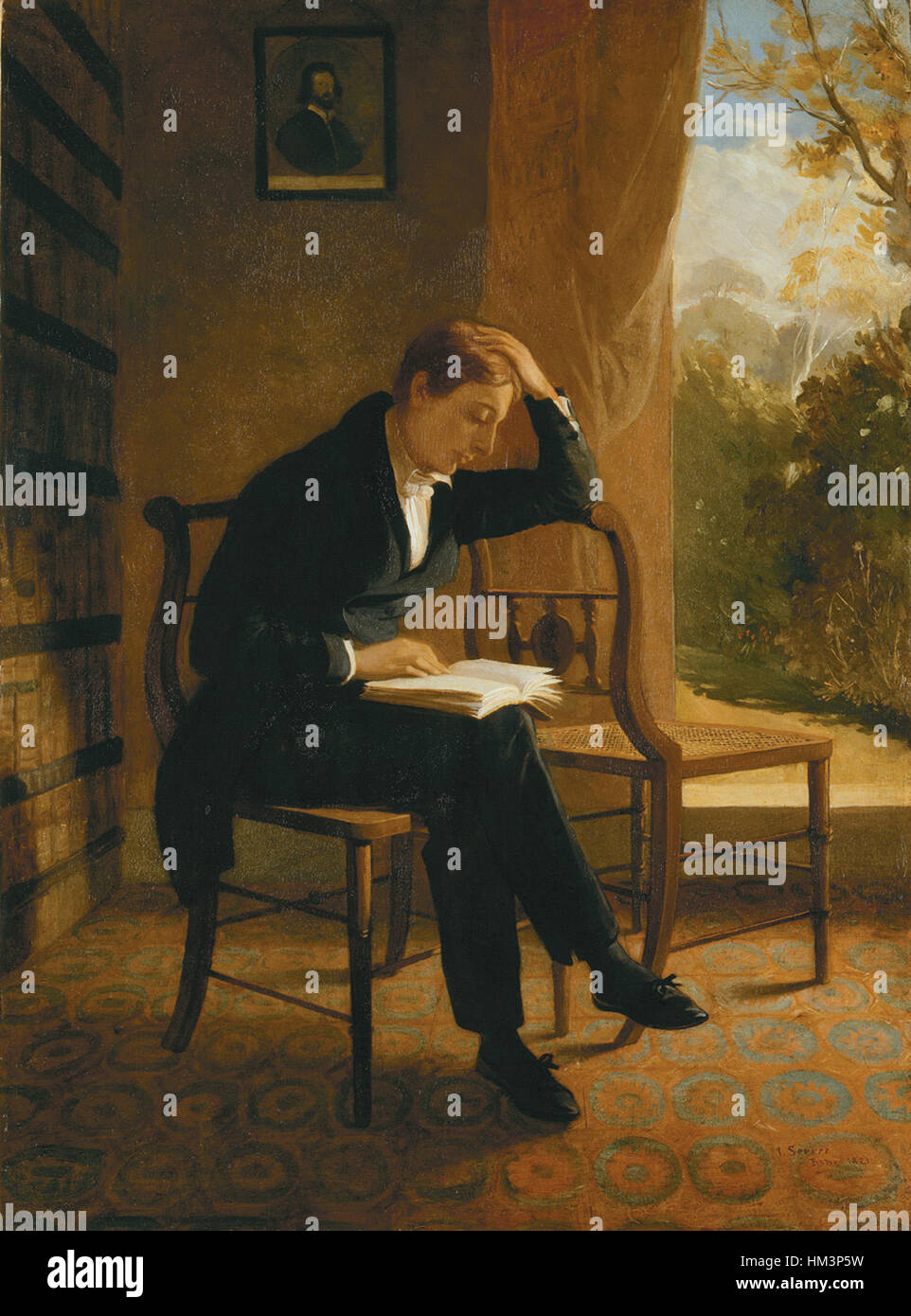 John Keats, portrait by Joseph Severn Stock Photo - Alamy