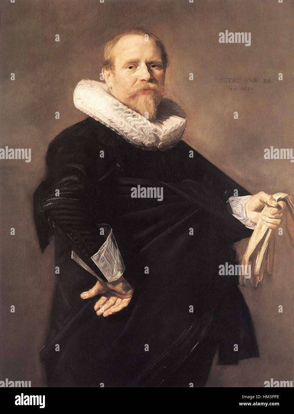 Frans Hals' 'Portrait of a Man' from 1630 is a classic example of Dutch ...