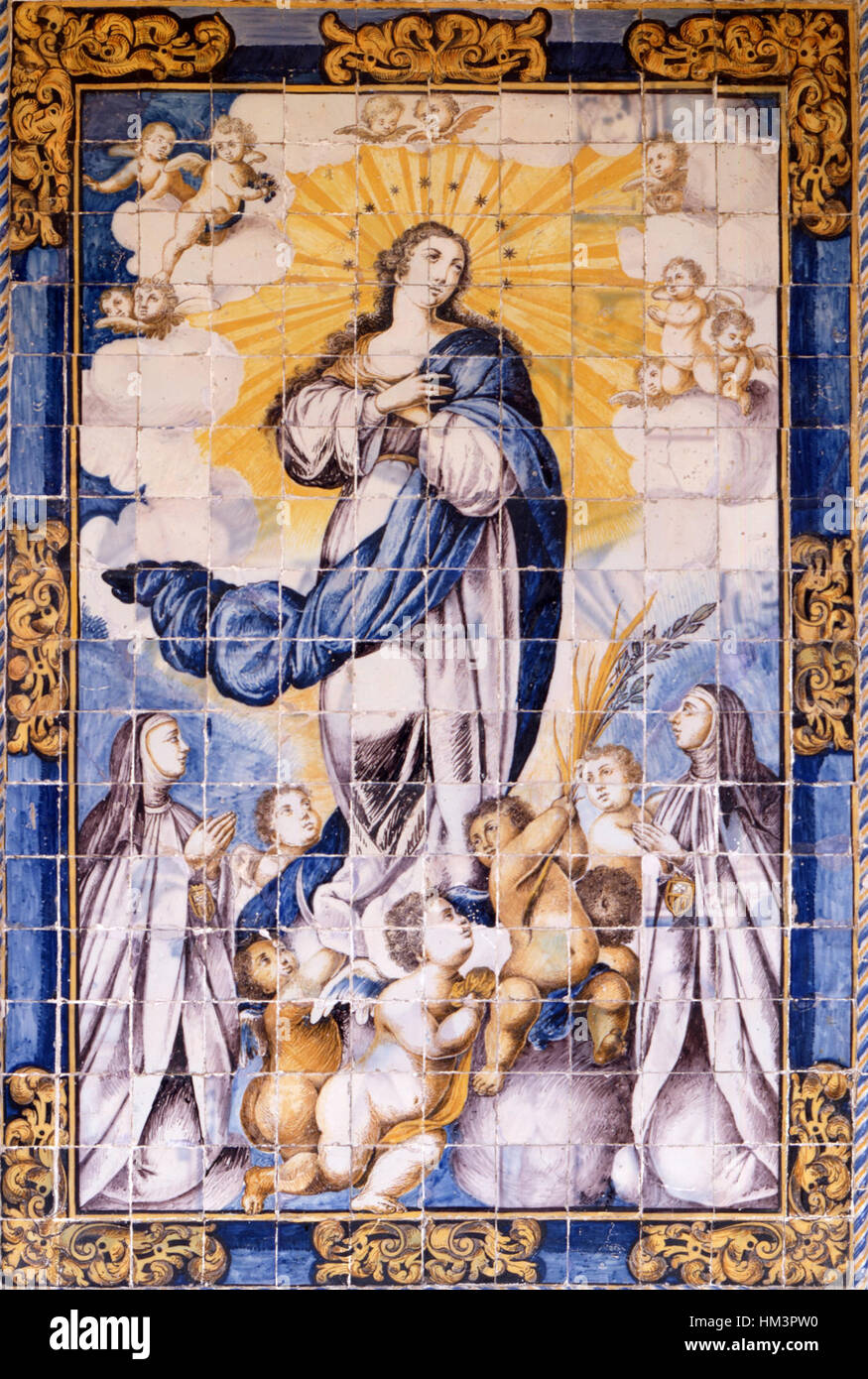 'Inmaculada' is a traditional depiction of the Virgin Mary in Christian ...
