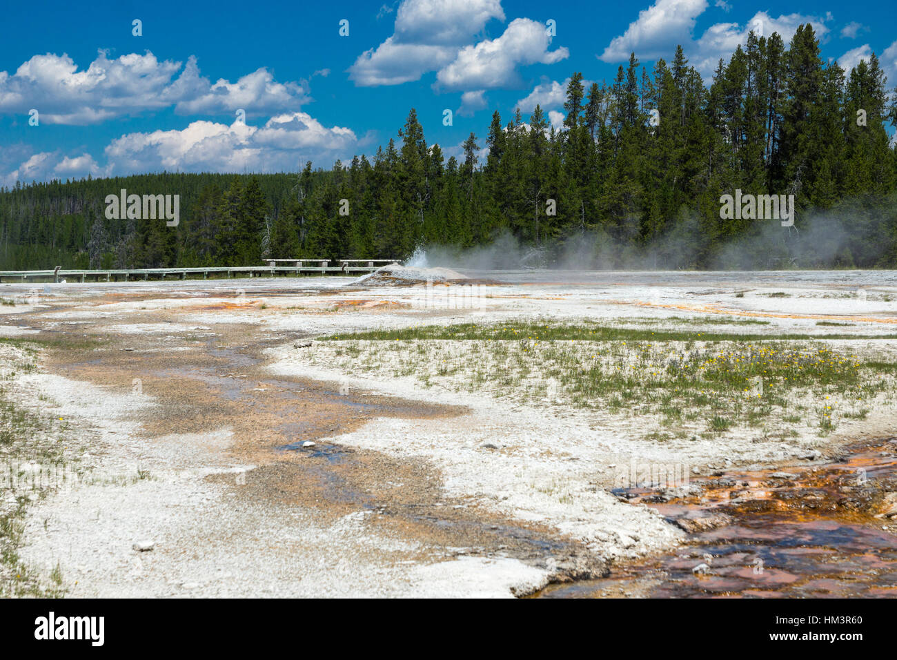 Daisy Geyser, Upper Geyser Basin, Yellowstone National Park, Wyoming ...