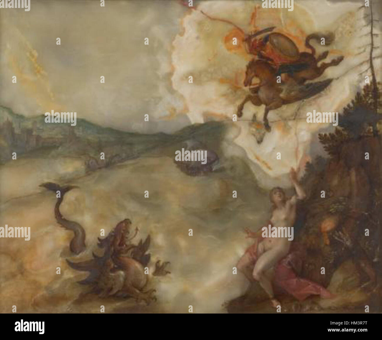 Hans von Aachen's painting from the early 17th century illustrates the ...