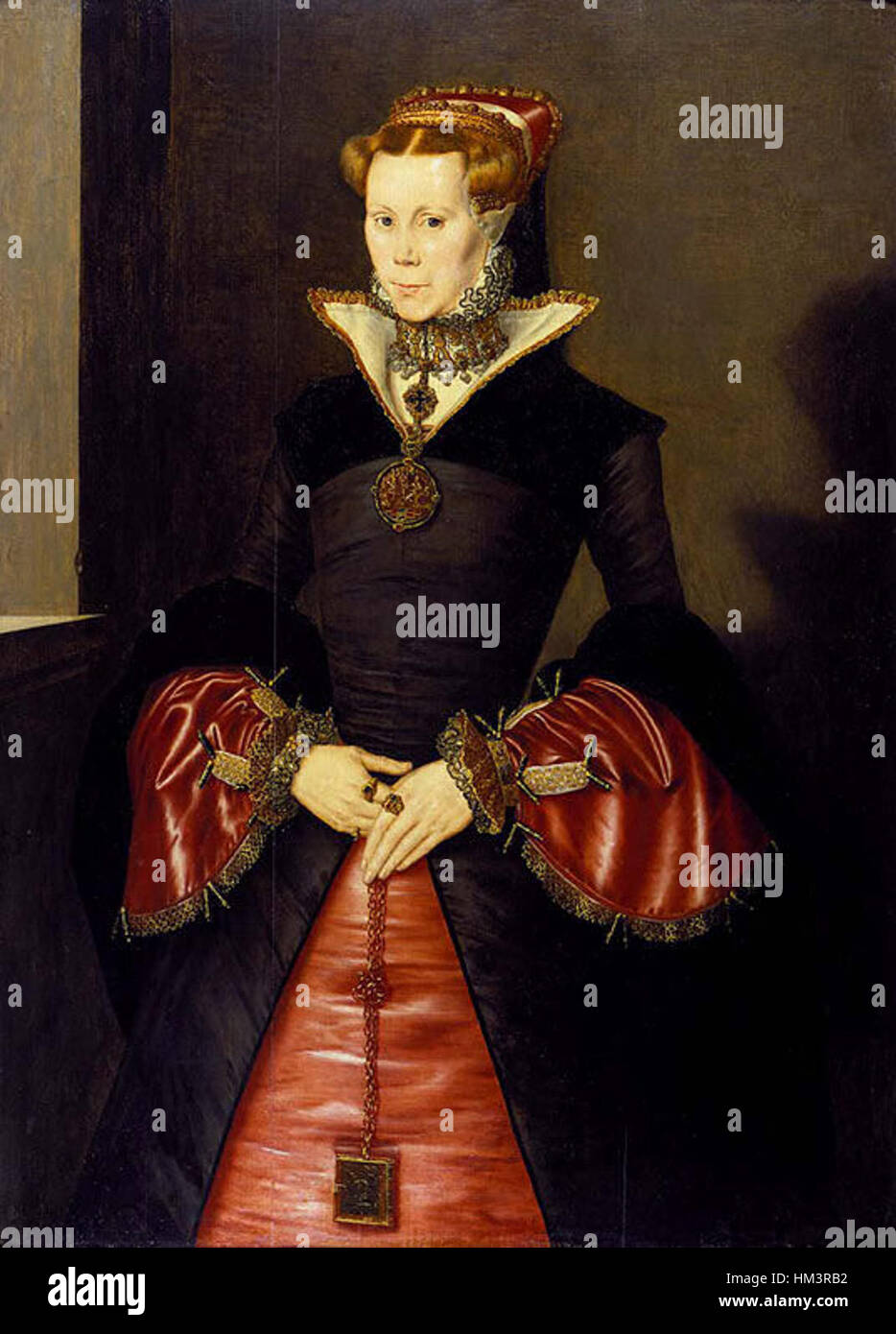 Hans Eworth Unknown Lady Fitzwilliam Stock Photo - Alamy