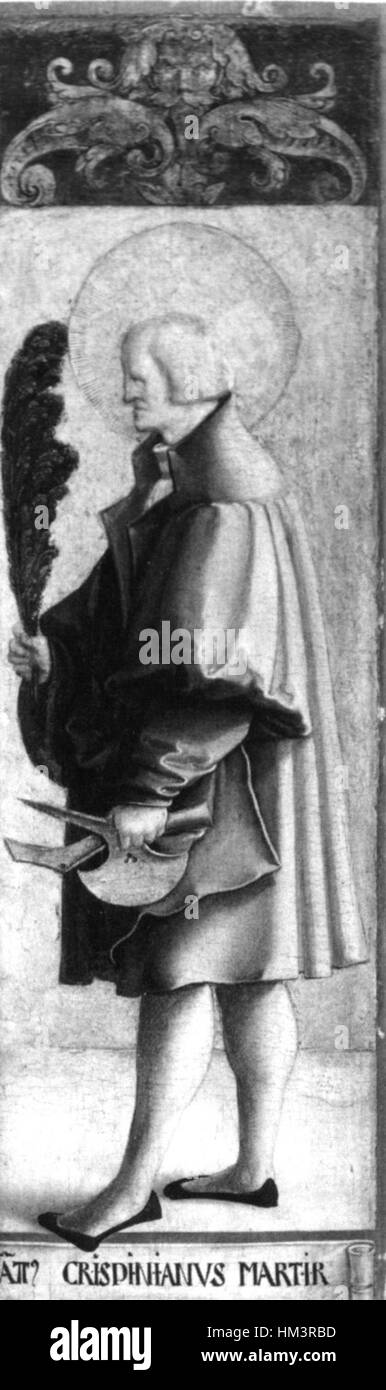'Heiliger Crispinianus' is a depiction of Saint Crispin, a Christian ...