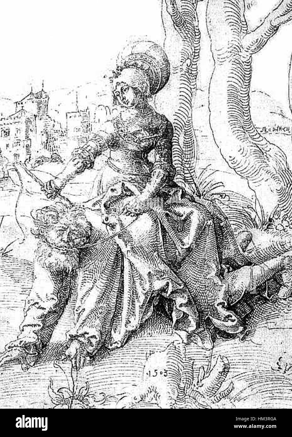 Hans Baldung Grien Phyllis and Aristotle 1503 Stock Photo - Alamy