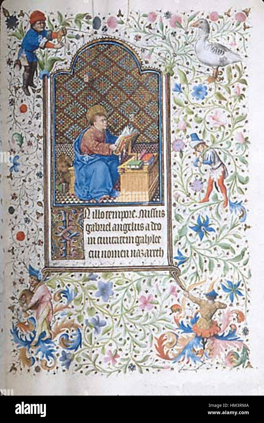 Heures Morgan - M358 f15r Stock Photo - Alamy