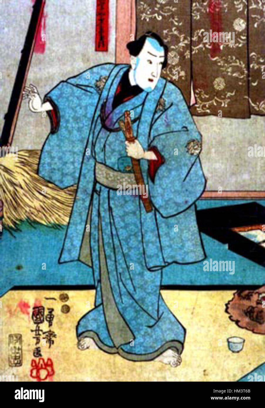 Ichimura Takenojo V (1851 Stock Photo - Alamy