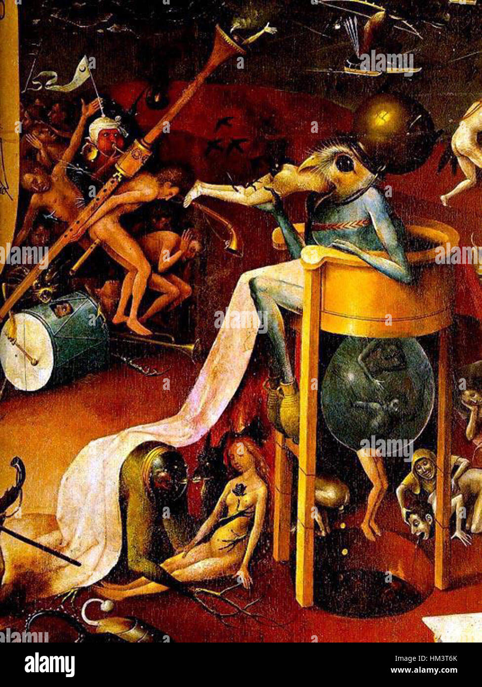 The right panel of Hieronymus Bosch’s 'Garden of Earthly Delights ...