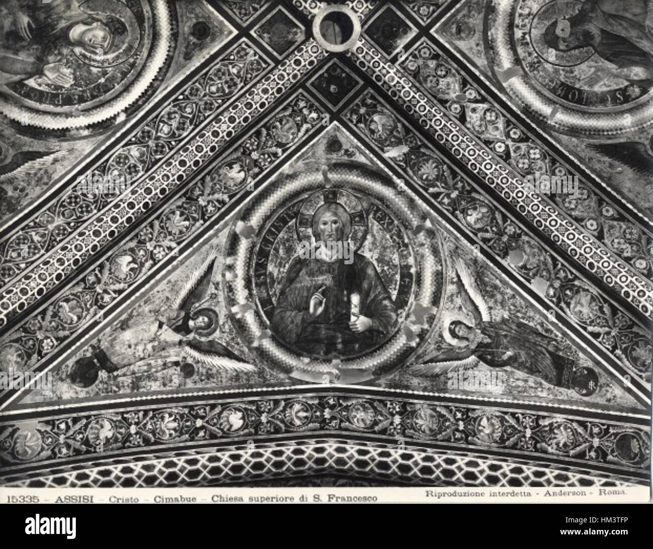 Jacopo torriti, volta dei quattro intercessori 01 Stock Photo - Alamy