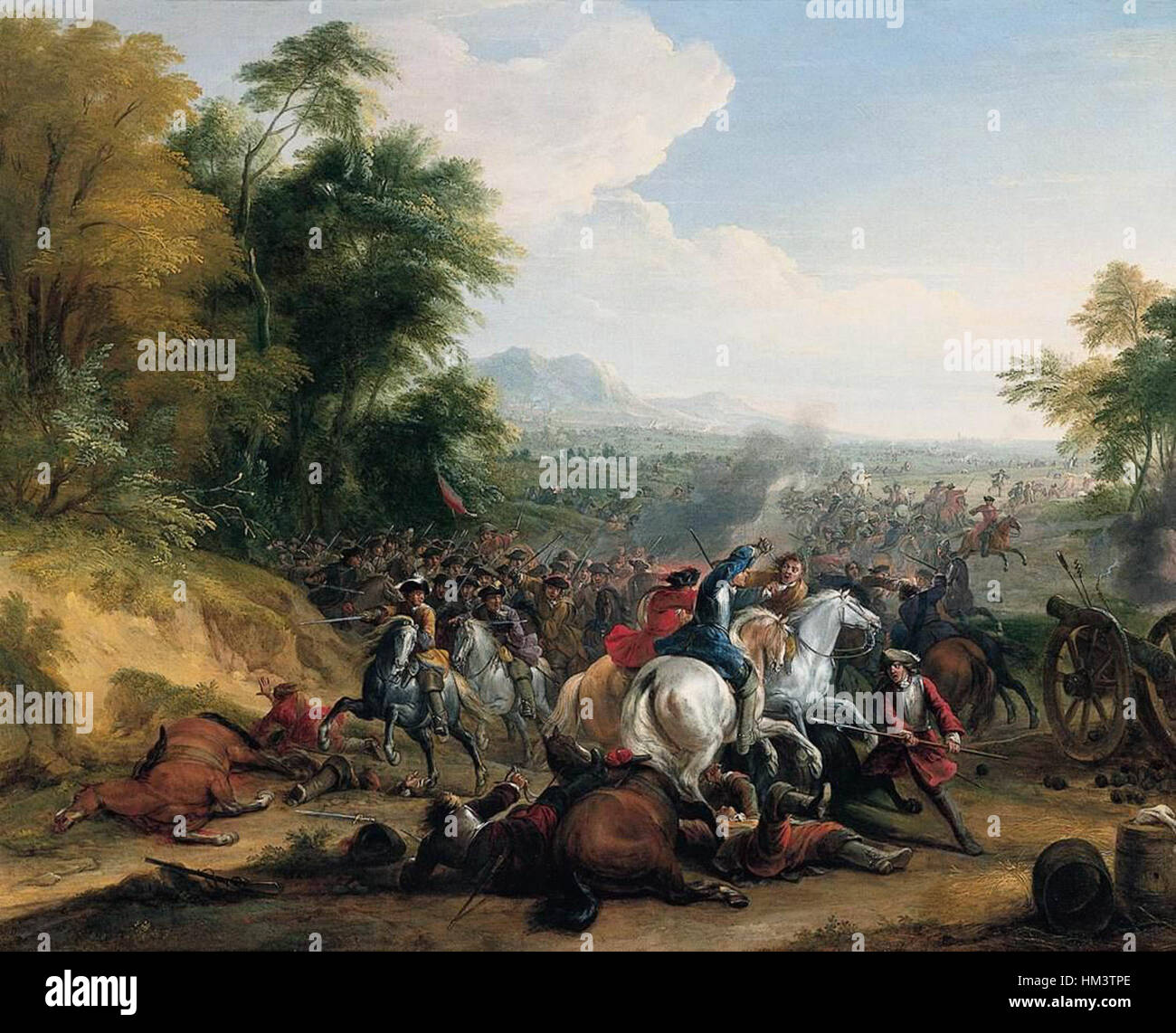 Jean-Baptiste Martin - Cavalry Attack - WGA14142 Stock Photo - Alamy