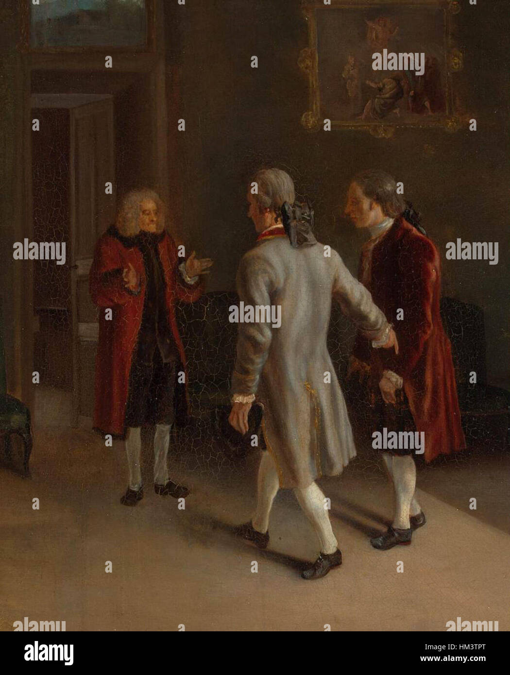'Voltaire Welcoming his Guests' by Jean Huber captures the French ...