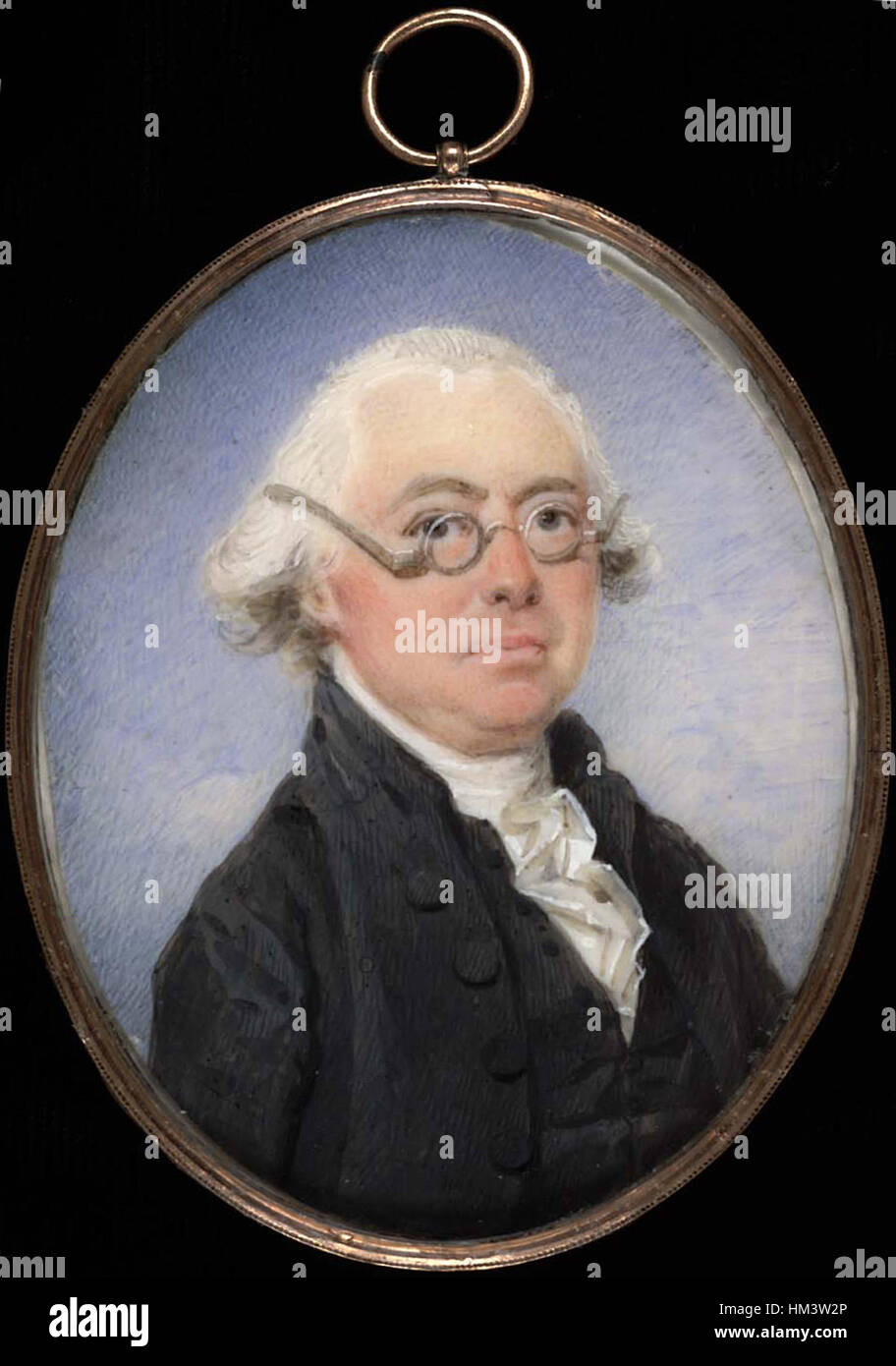 Portrait of James Wilson by Elouis, highlighting the figure of this ...