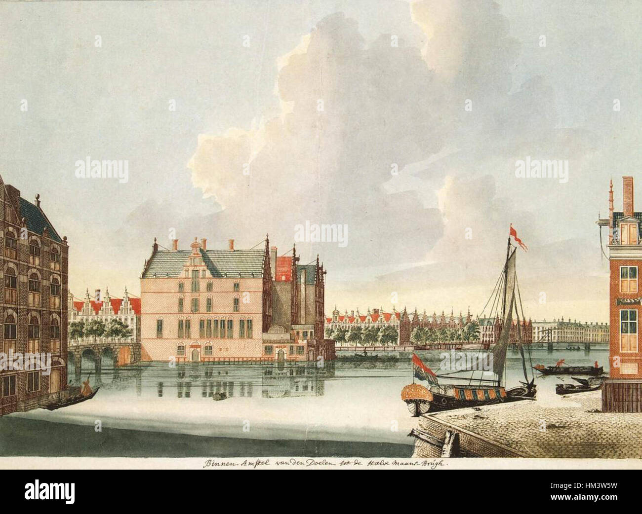 Amstel river map hi-res stock photography and images - Alamy