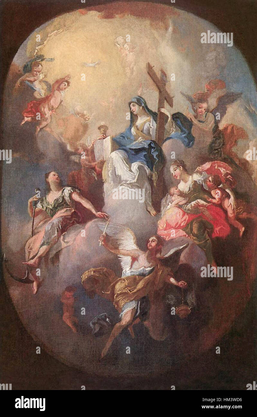 Image of 'Faith, Hope and Charity,' a painting by Josef Winterhalter ...