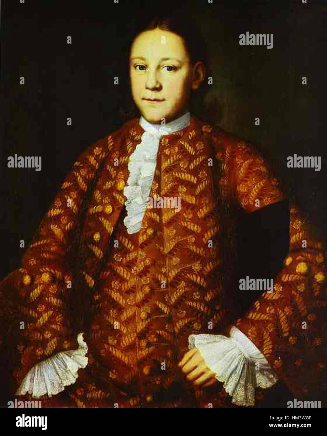 A portrait of Ivan Vishnyakov, an influential Russian artist known for ...