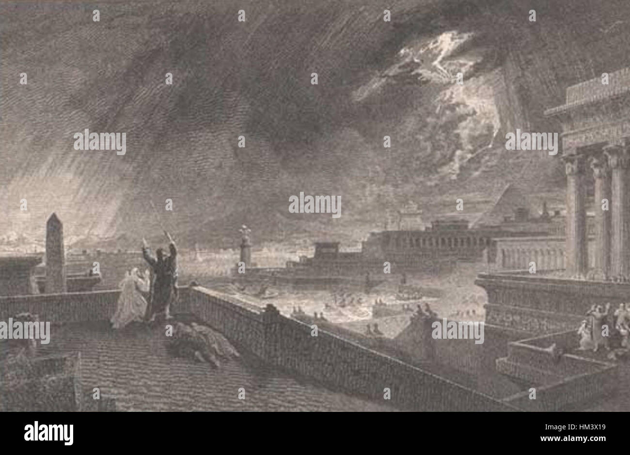 Illustration from '7th Plague' by J. Martin, likely depicting a scene ...