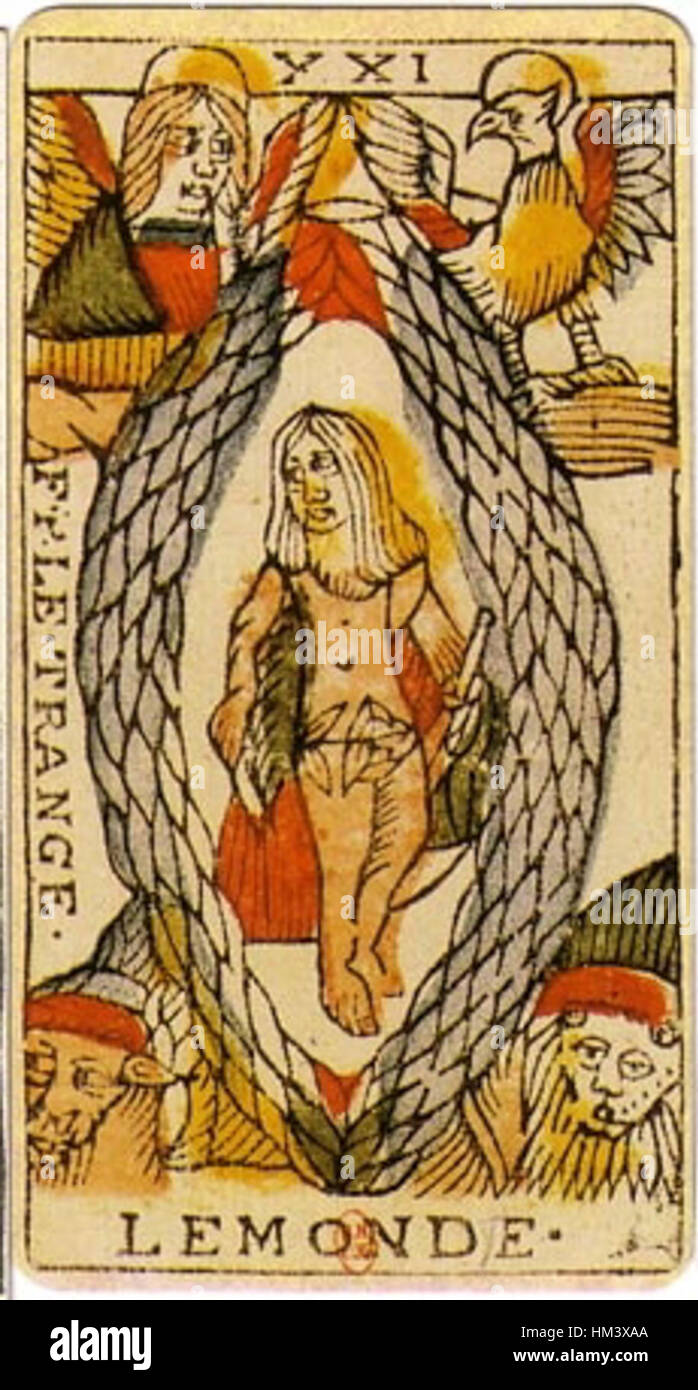 Image from the Jean Dodal Tarot, showing the second trump card of this ...