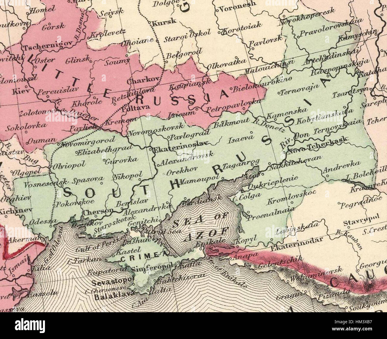Photograph from 'Europe, 1864,' capturing scenes of South Russia during ...