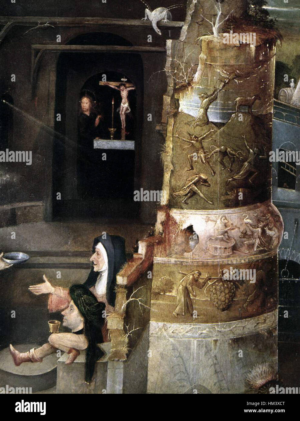 Detail of 'The Temptation of Saint Anthony' by Hieronymus Bosch ...