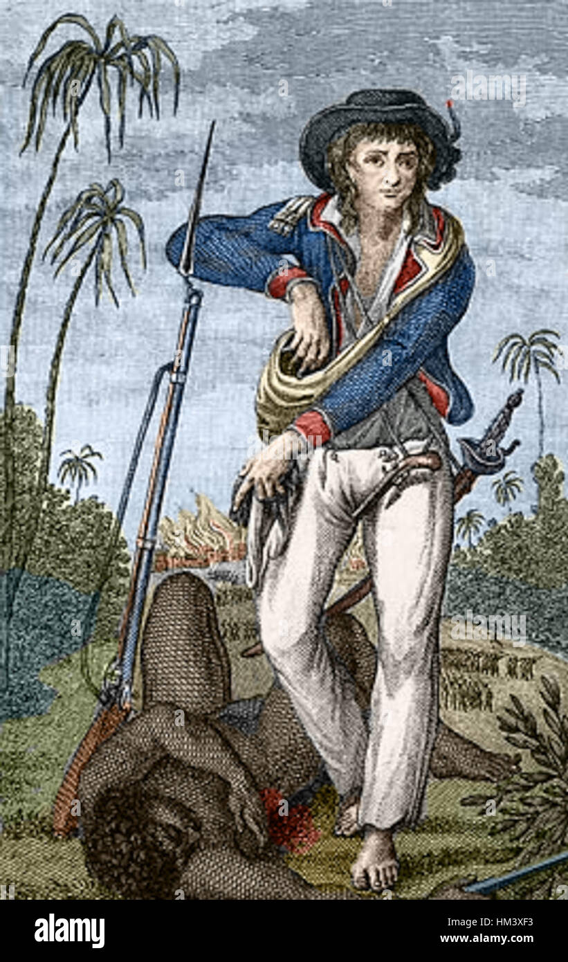 Portrait of John Gabriel Stedman, a historical figure known for his ...