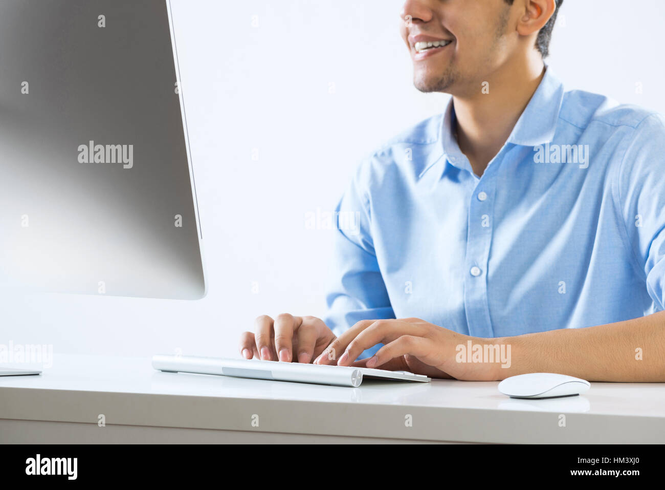 Man at work Stock Photo - Alamy