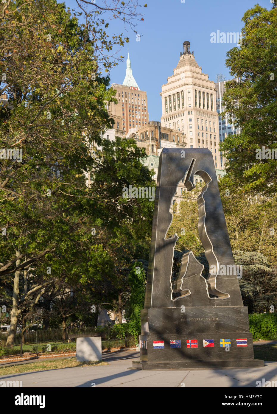 Universal Soldier Monument, Battery Park, Lower Manhattan, New York ...