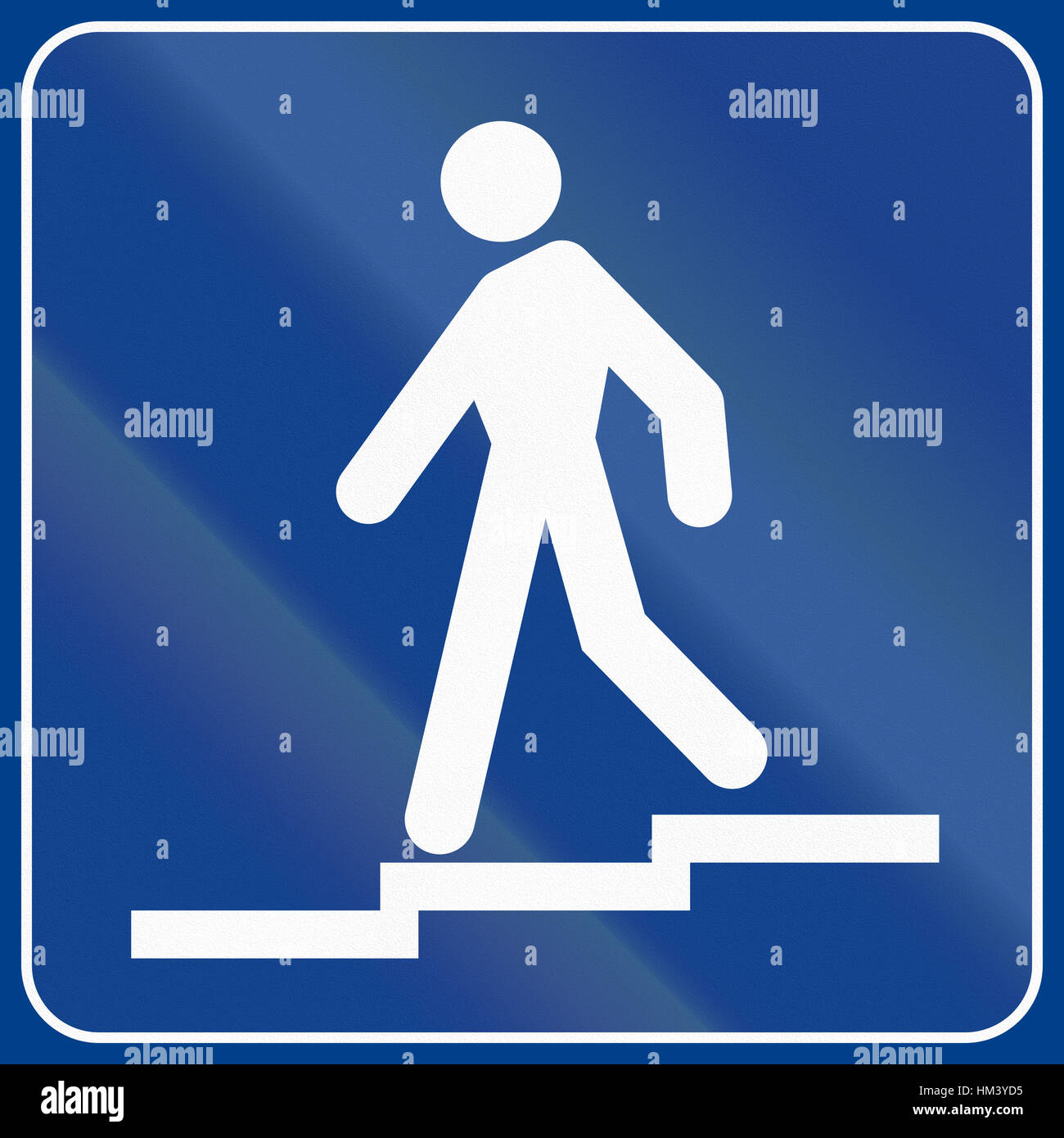 Road sign used in Italy - underpass Stock Photo - Alamy