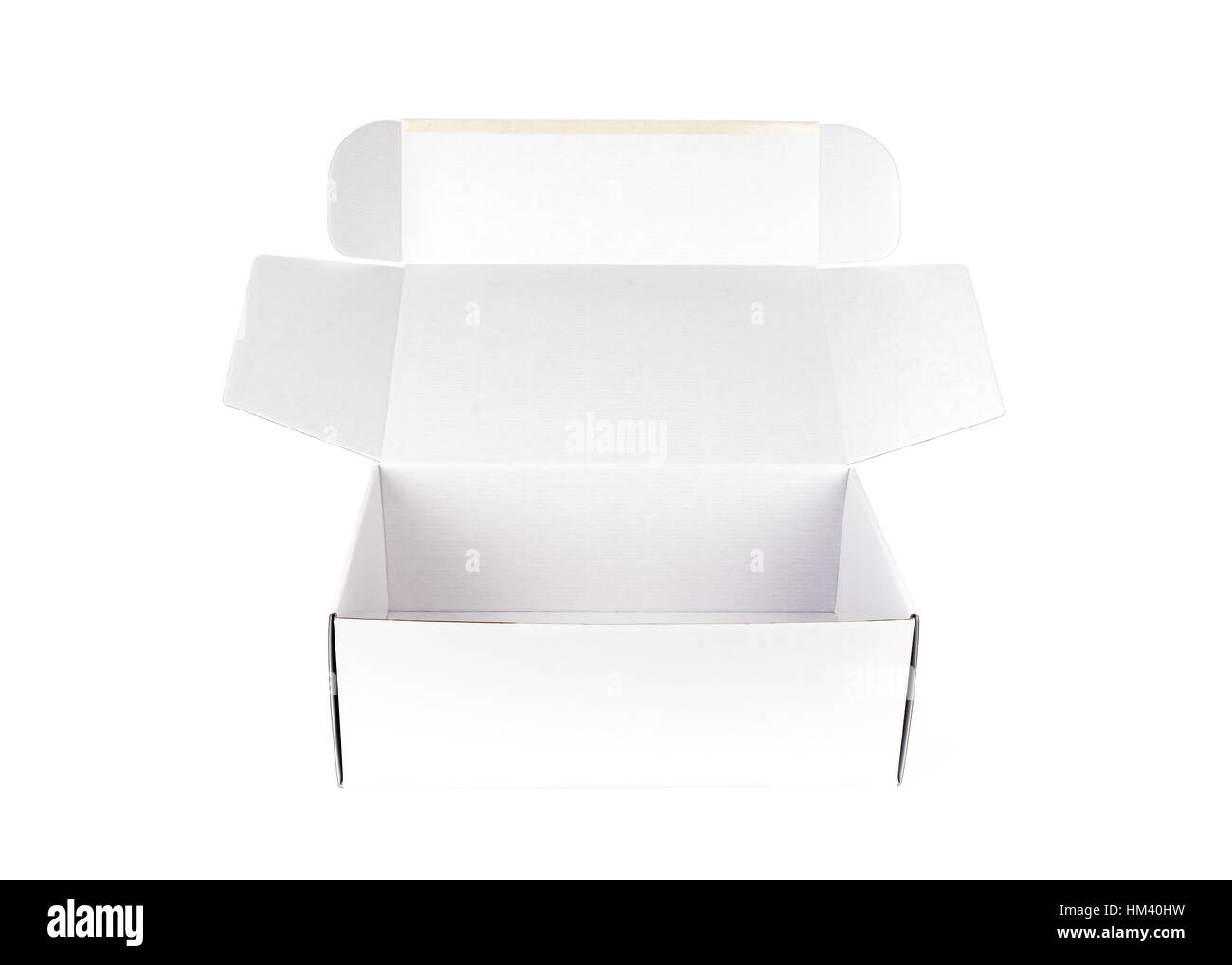 White box on a white background Stock Photo - Alamy