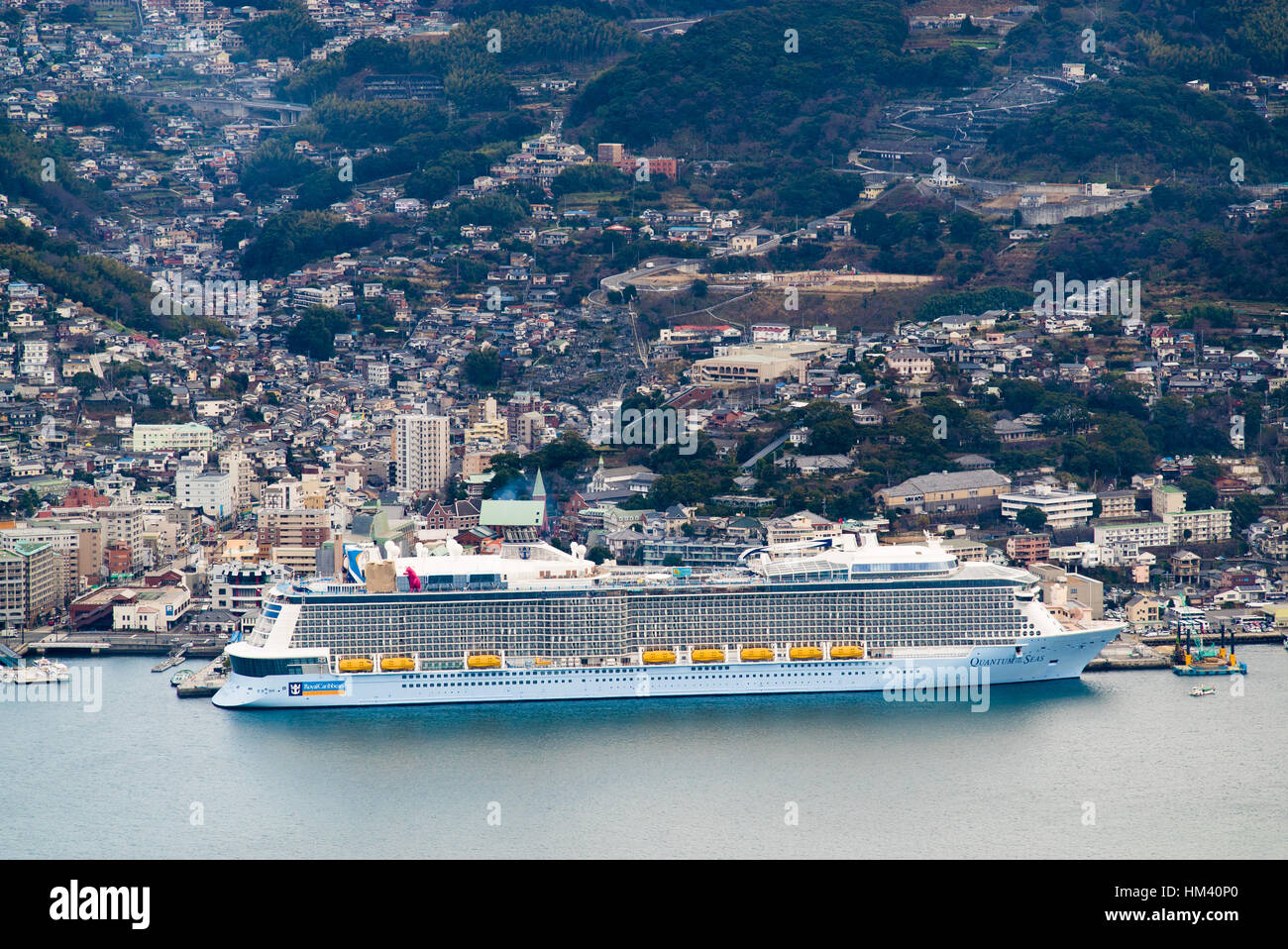 The MS Quantum of the Seas, a giant Quantum-class cruise ship operated ...