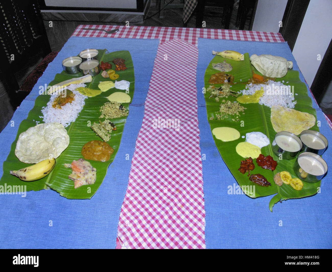 Onam Sadhya is a multi-course meal with 11 to 12 vegetarian dishes and ...