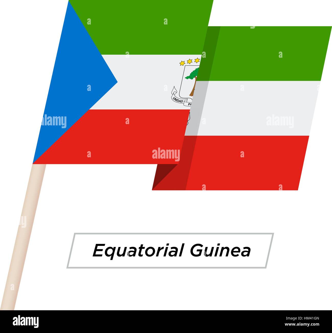 Africa map flag equatorial guinea hi-res stock photography and images ...