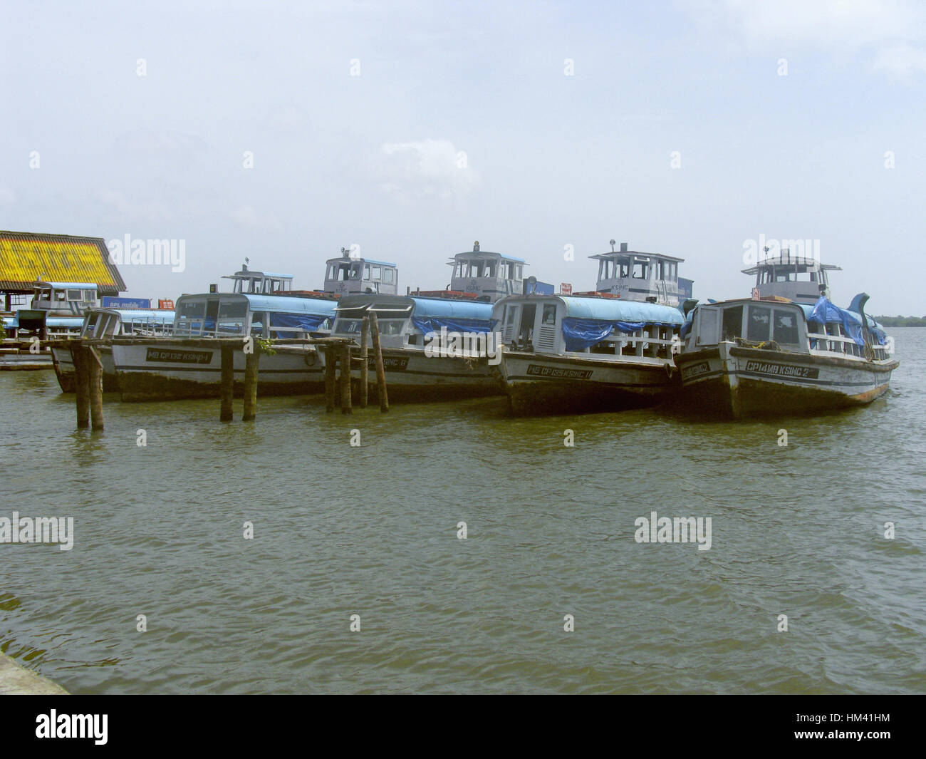 Ferry dock at Cochin, Kerala, India Stock Photo - Alamy