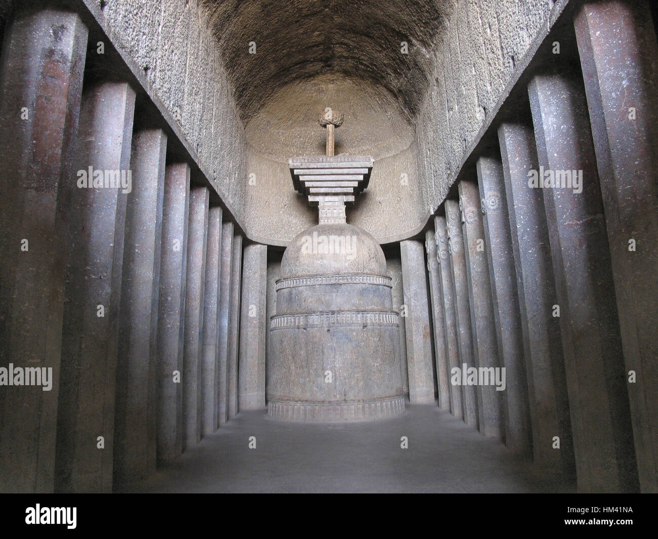 Bedse Buddhist cave. These caves are about 2,300 years old. Pune ...