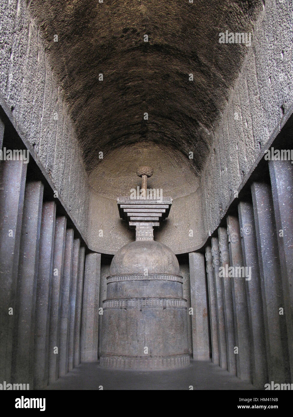 Bedse Buddhist cave. These caves are about 2,300 years old. Pune ...